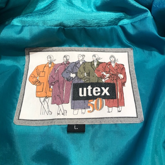 Vintage | Jackets & Coats | Vintage Utex Jacket Tealgreen | Poshmark